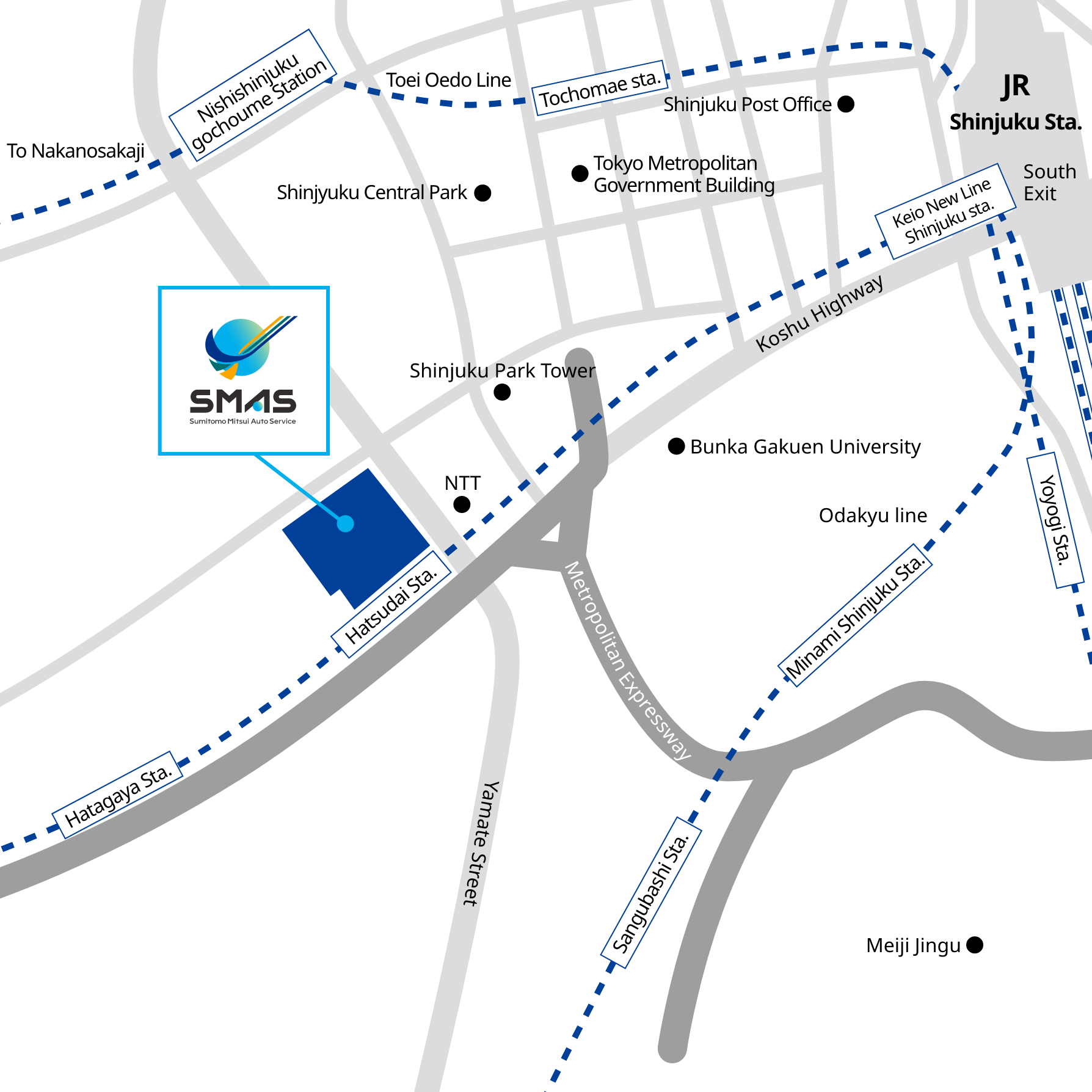 Maps of Head Offices | English | Company Profile | Sumitomo Mitsui Auto ...